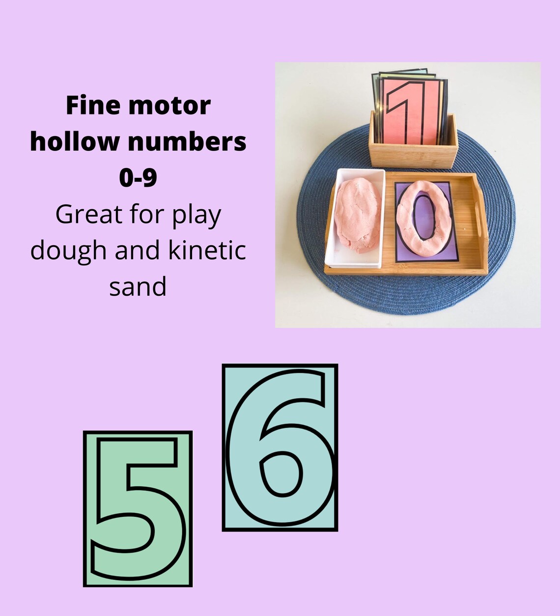 Fine Motor Numbers | Sensory | Home School | Hands-on Activity - Etsy