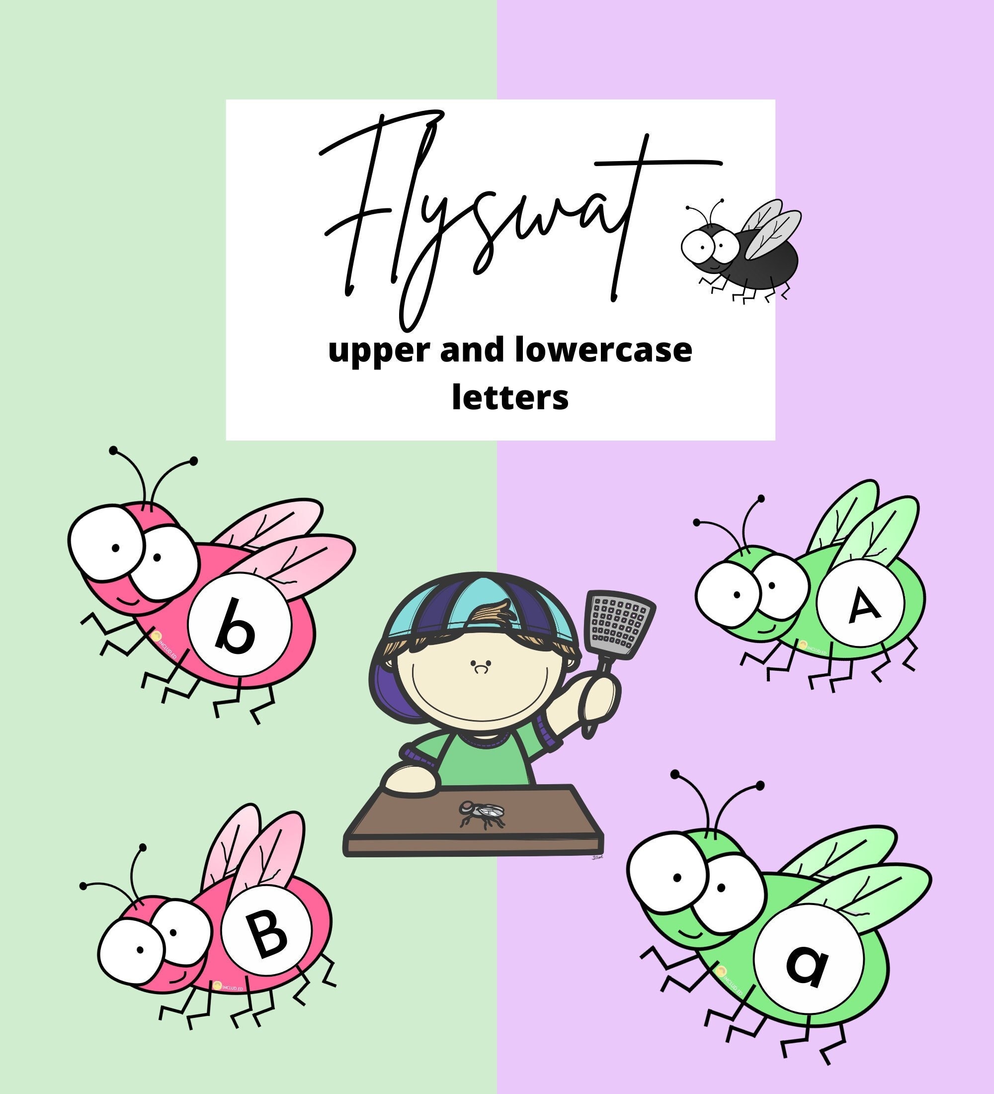 ABC Matching | Fly Swat Game | Uppercase and Lowercase Letters | Busy ...