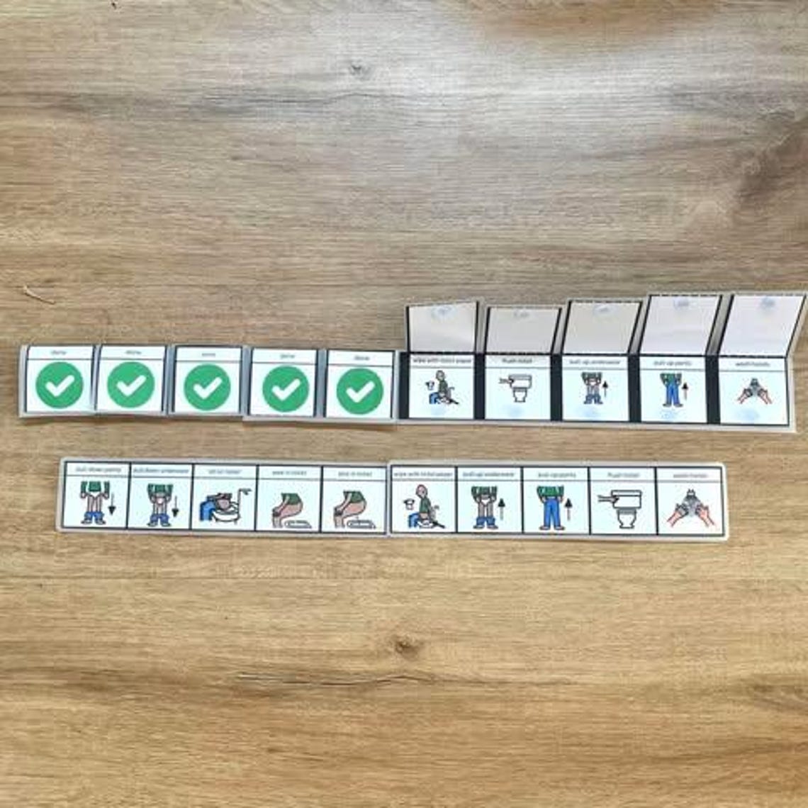 TOILETING ROUTINE Visual Schedule. Toilet Training Visual Instructions ...