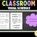 Daily Classroom Visual Timetable | Class Schedule Cards | Special ...