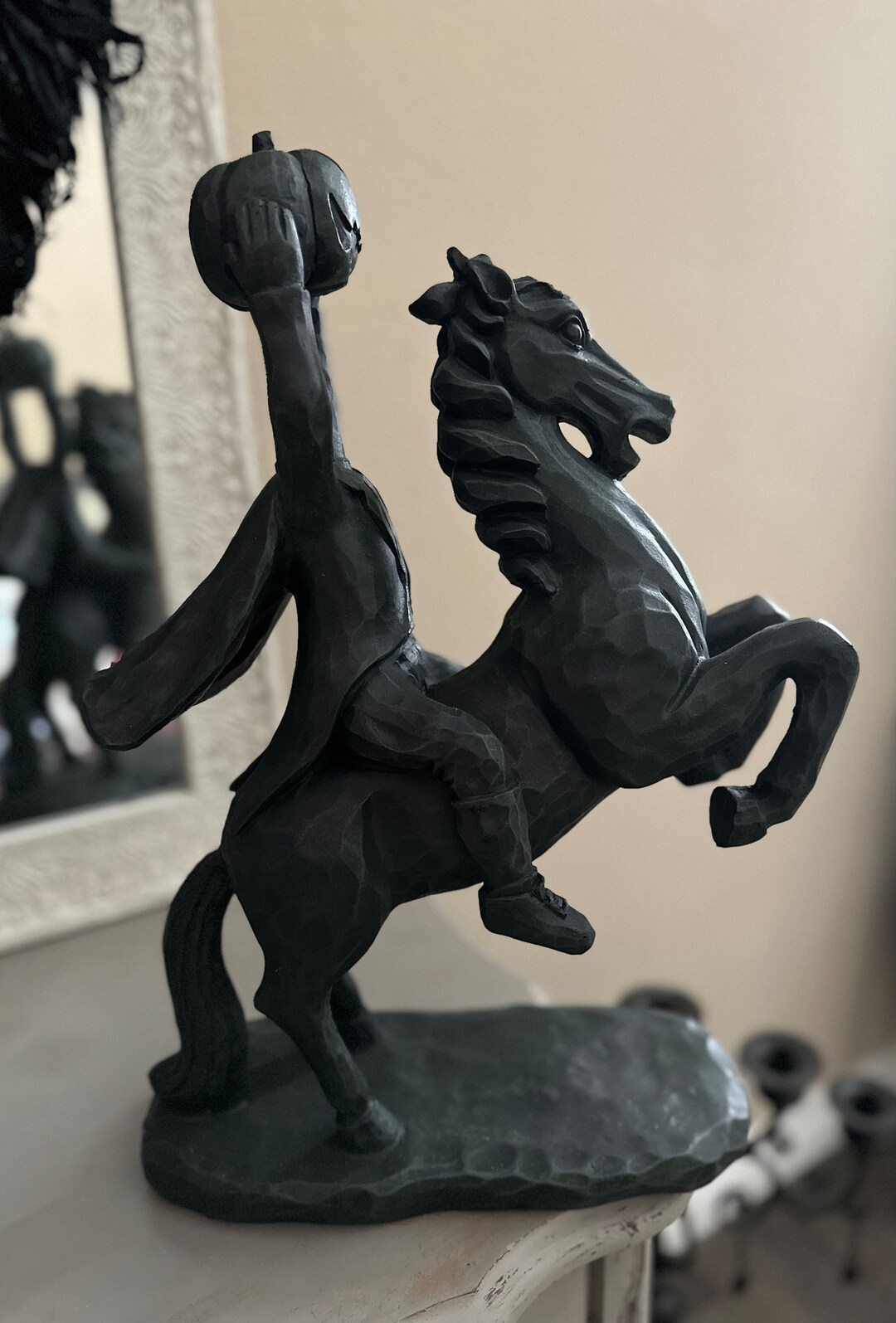Headless Horseman Statue - Etsy