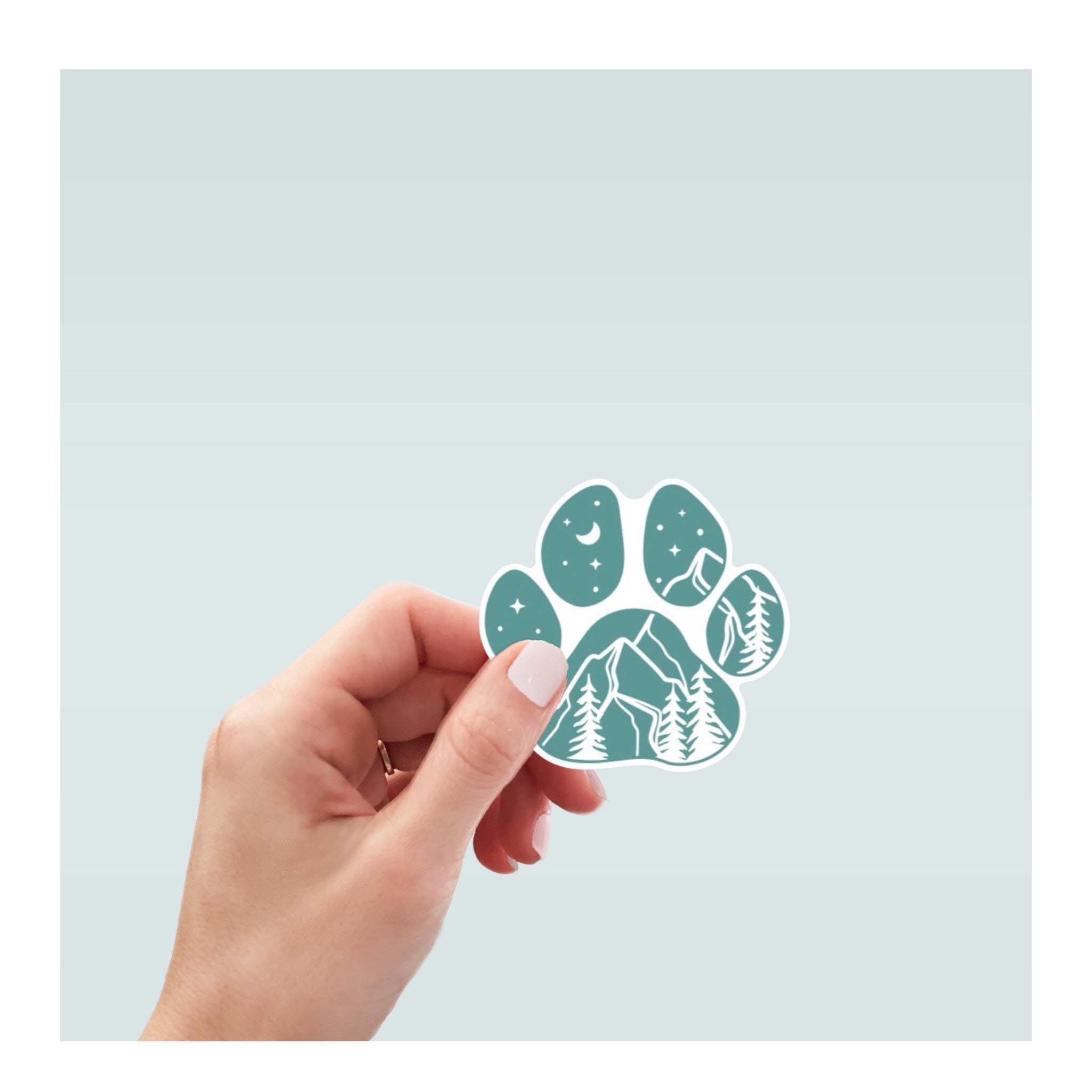 Mountain Paw Dog Sticker Dog Mom Gift Pet Lover Gift Dog Bumper Sticker ...