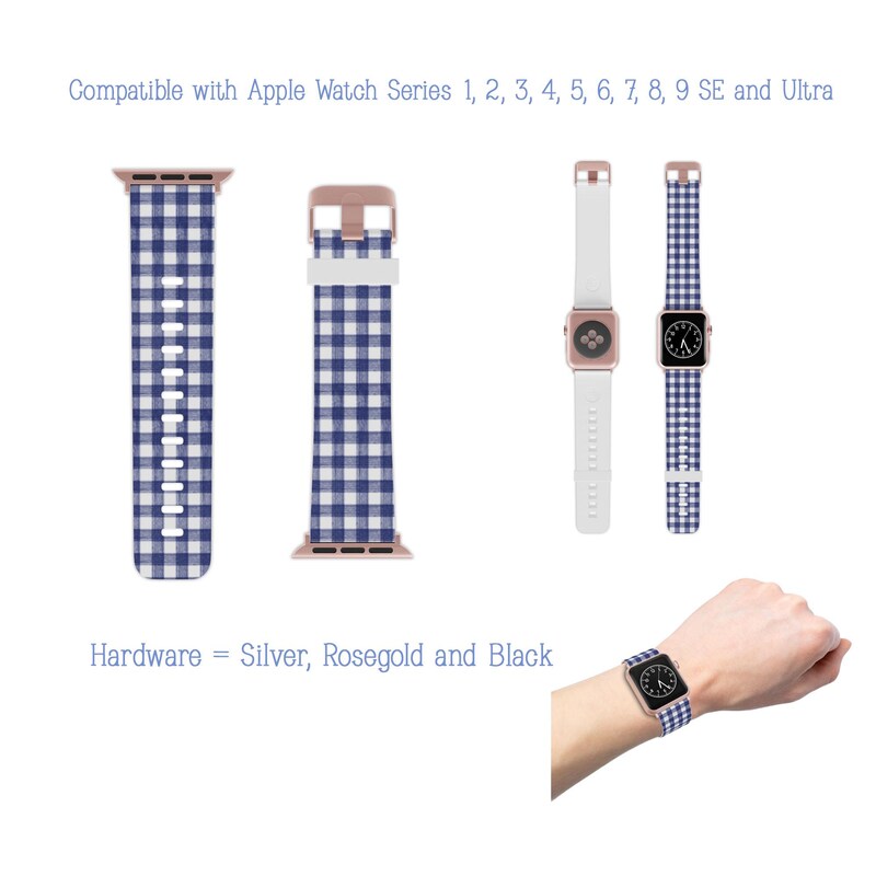 Preppy Apple Watch Band - Etsy