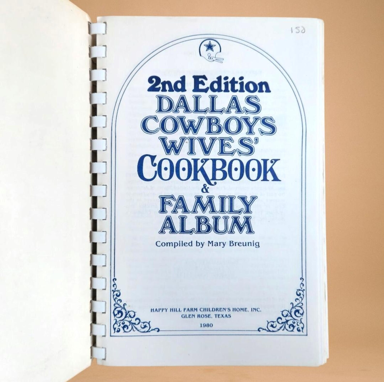 Dallas Cowboys Wives' Cookbook & Family Album 1980 2nd Edition - Etsy