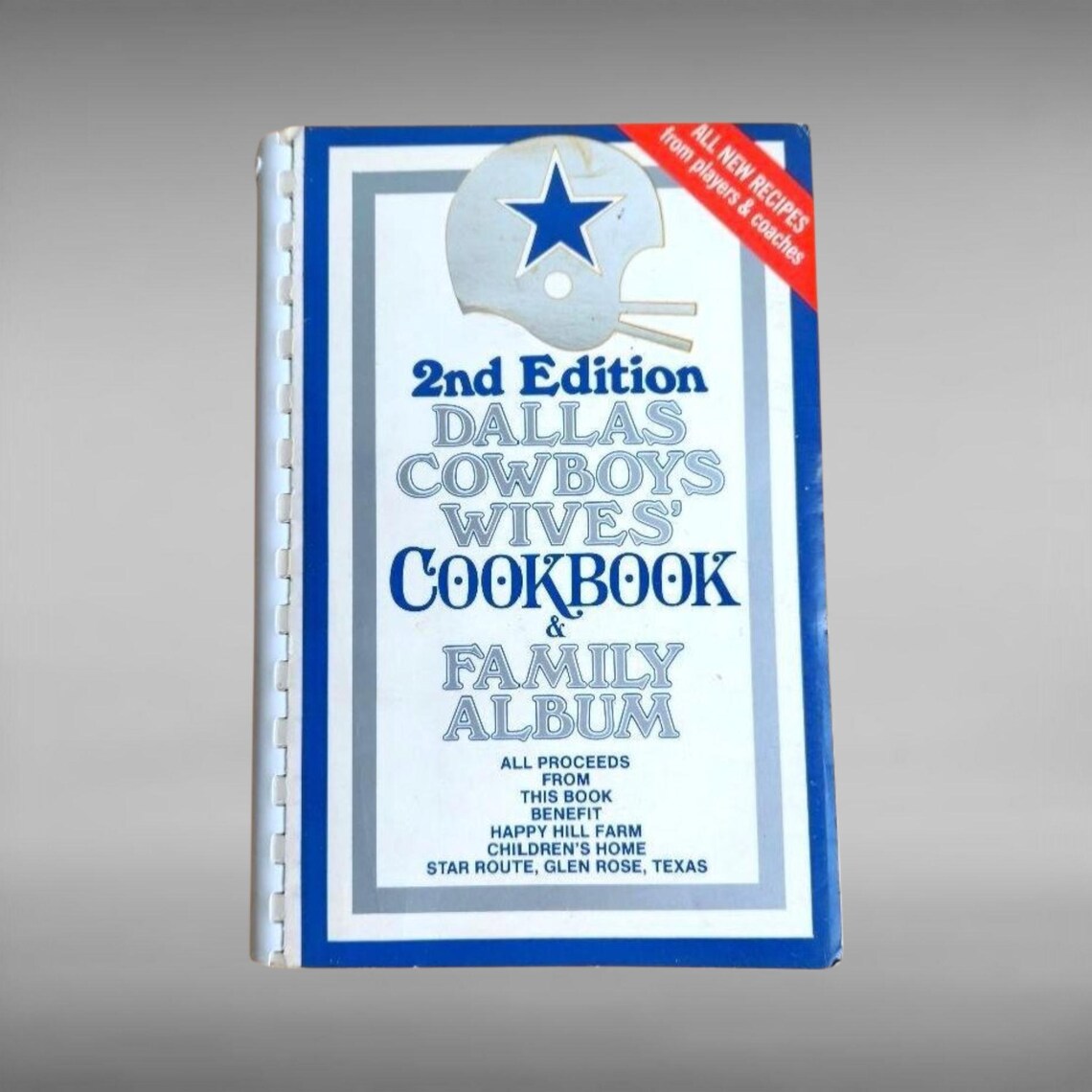 Dallas Cowboys Wives' Cookbook & Family Album 1980 2nd Edition - Etsy