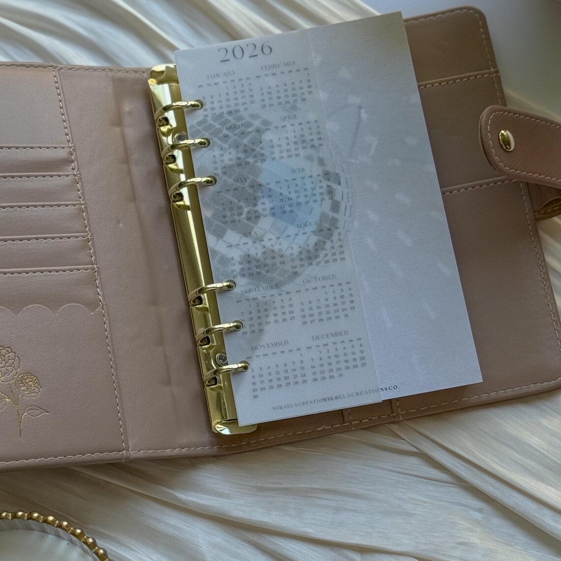 Vellum Half Dashboard for Personal Binder - Etsy