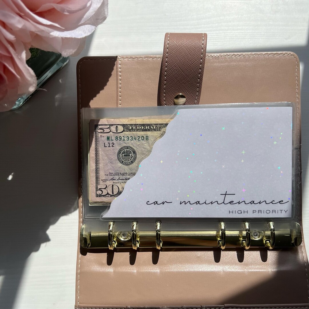 Double Lines Sparkly Scalloped Edge Cash Envelopes - Etsy