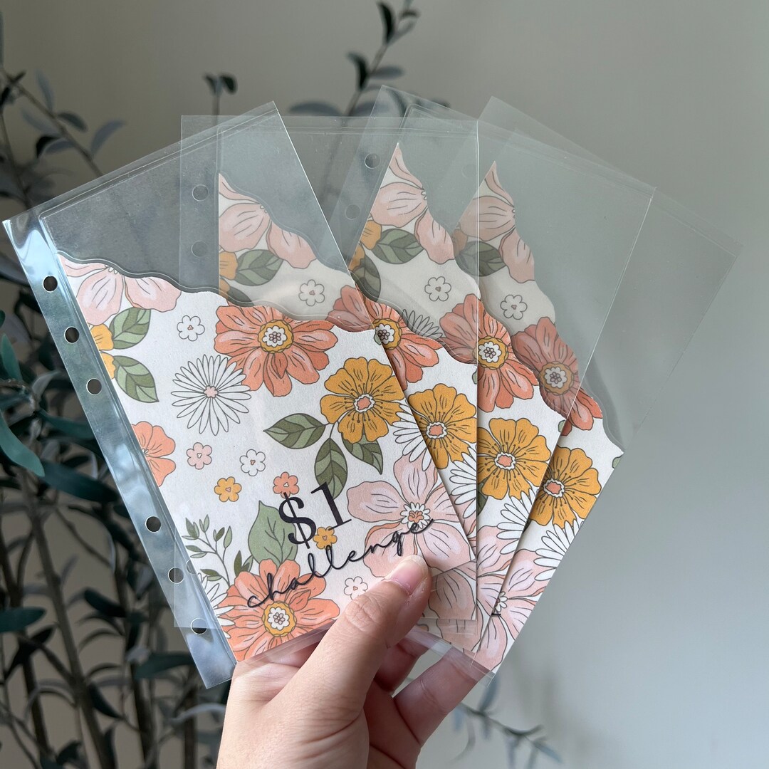 1 Dollar, 5 Dollar, 10 Dollar and 20 Dollar Savings Challenge Envelopes ...