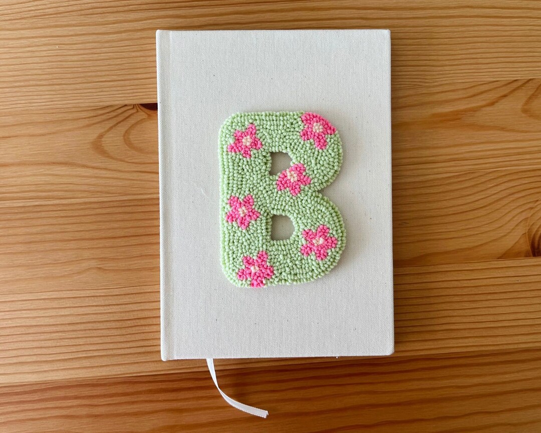Personalized Notebook, Punch Letter Journal, Custom Canvas Diary, Punch ...