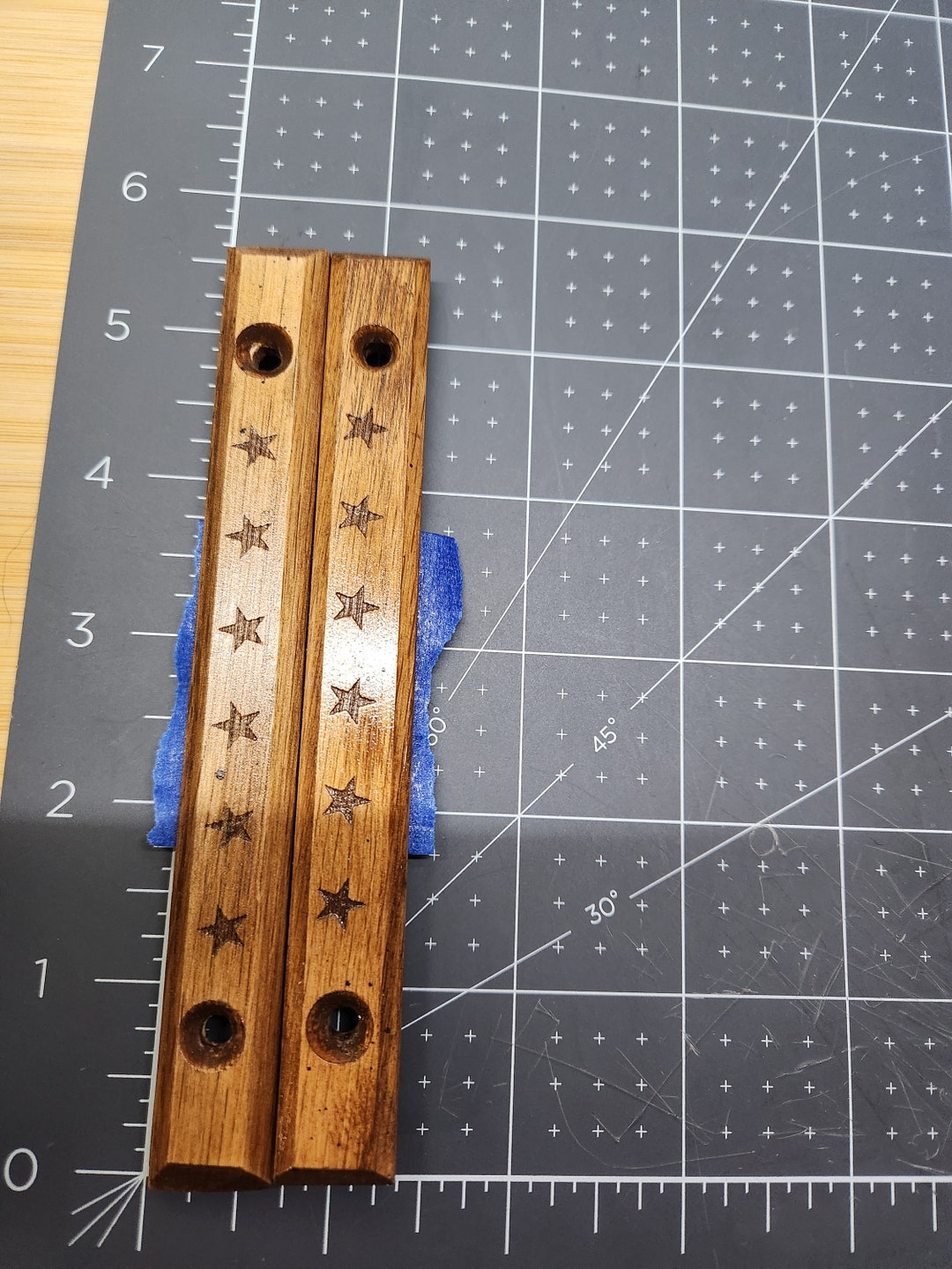 Maple Laser Engraved Stars M Lok Rail Covers Beveled Set - Etsy