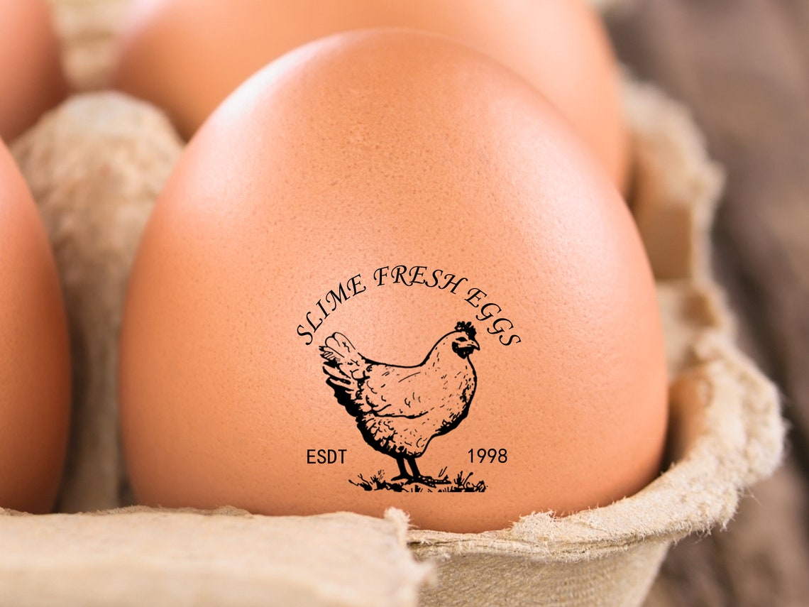 EGG STAMP Chicken EGG Stamp Egg Stamps Custom Egg Stamp - Etsy
