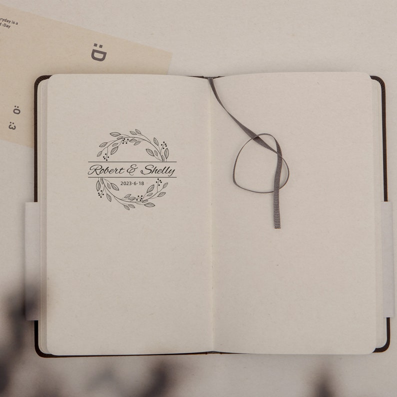 Custom Wedding Monogram Stamp Save the Date Stamp Custom - Etsy