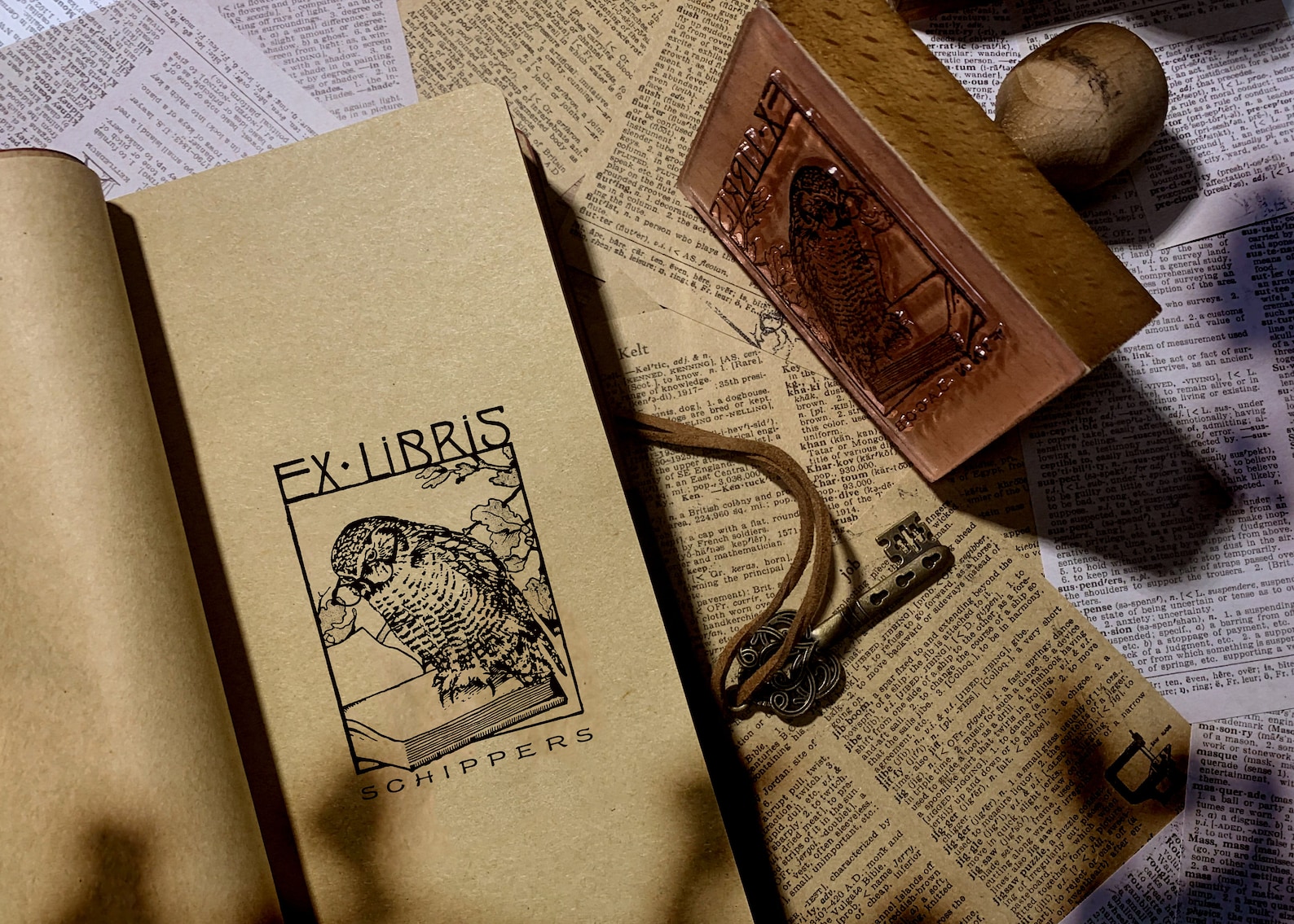 OWL STAMP EXLIBRIS Ex Libris Stamp Exlibris Stamp Exlibris - Etsy