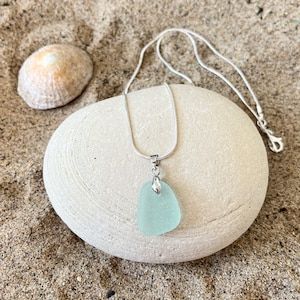 Sea Glass Necklace, Handmade, Ocean Jewellery, Choice of Sea Glass ...