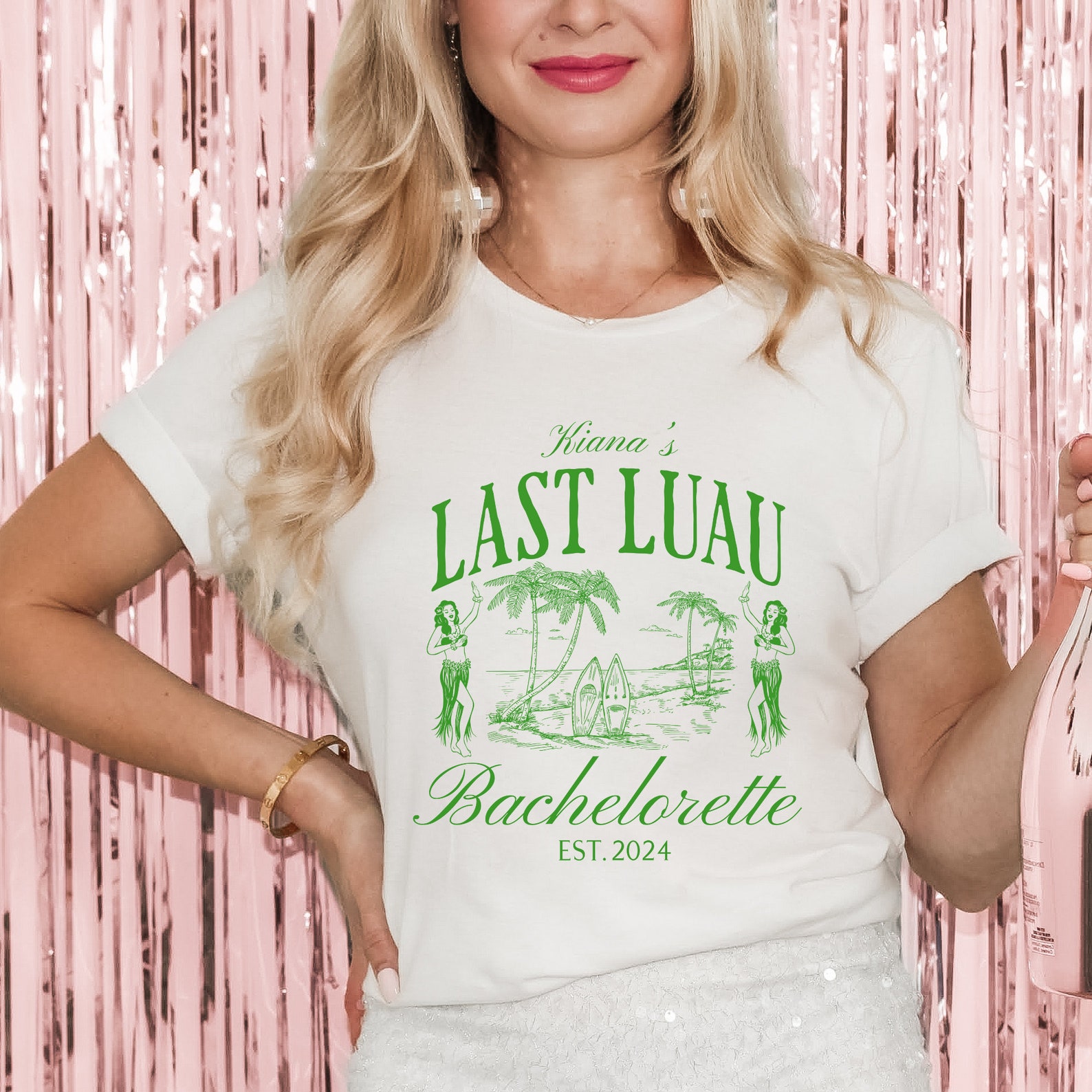 Last Luau Bachelorette Trip Last Splash Miami Bridesmaid Proposal ...