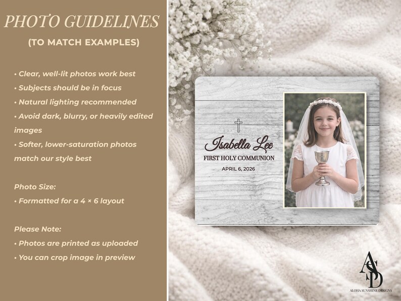 Baptism Gift Girl, Personalized Baptism Picture Frame, Custom ...