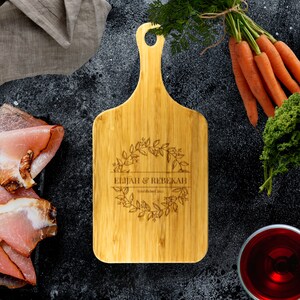 Custom Charcuterie Board Personalized Saying Serving Board With Handle ...