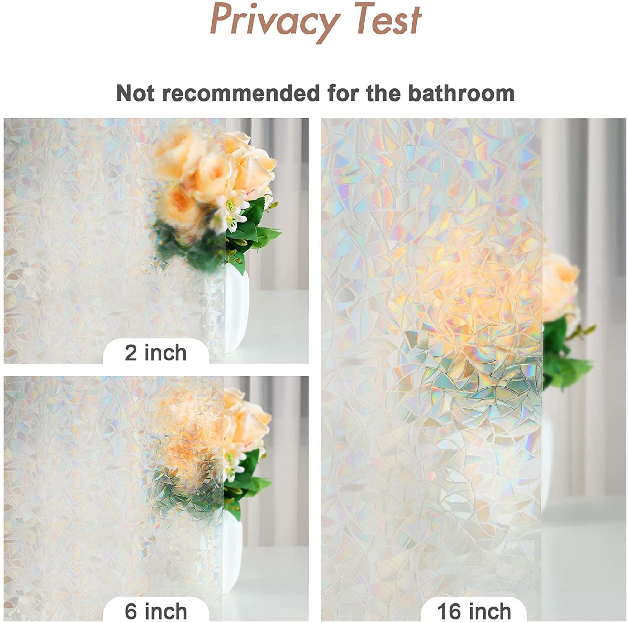 Rainbow Window Film Stained Window Decals Glass Vinyl Self - Etsy