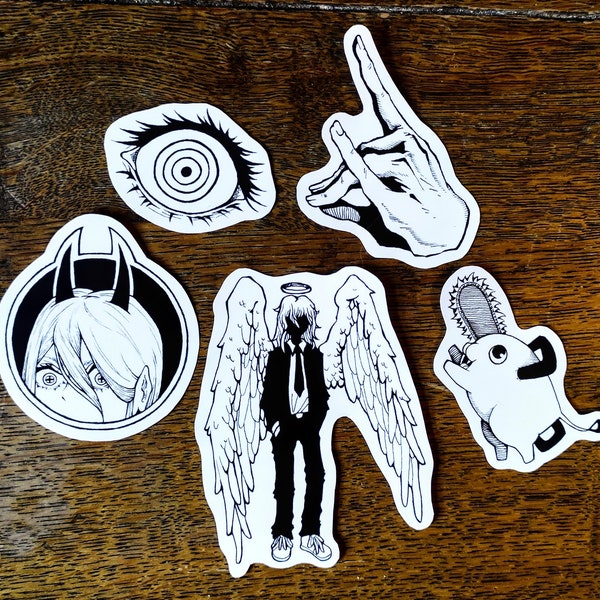 Chainsaw Man Pochita Stickers - Etsy