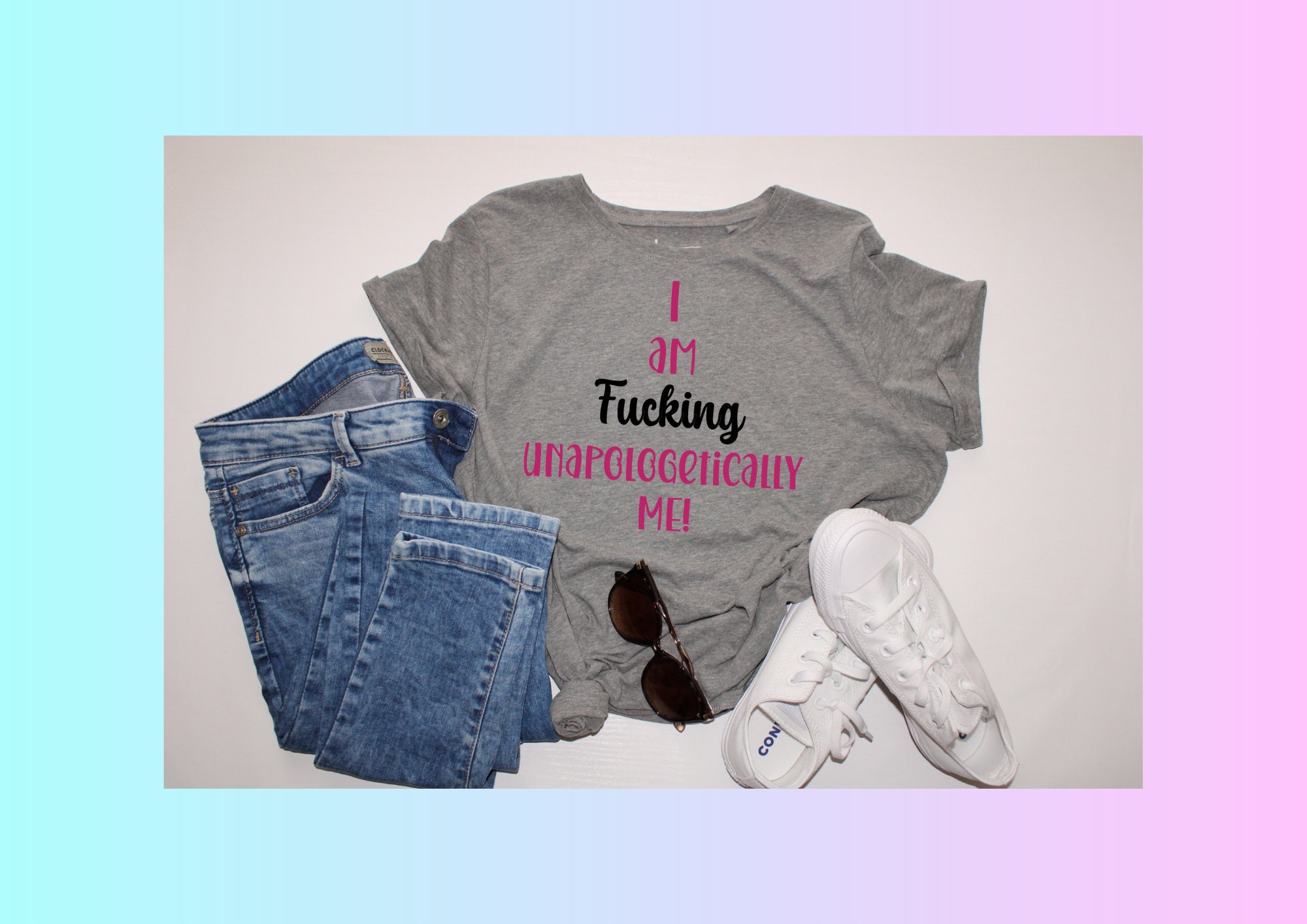 Swear Affirmations Svg, Sweary Affirmations, Funny Quotes, Mental ...