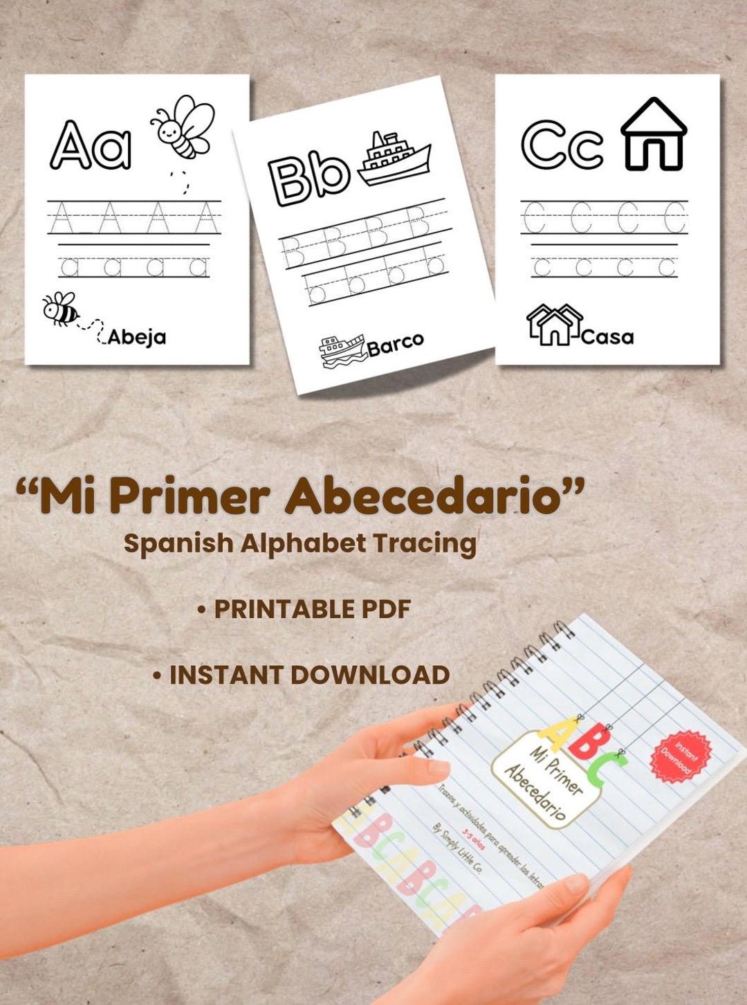 Spanish Alphabet Tracing Worksheets | Mi Primer Abecedario | ABC ...