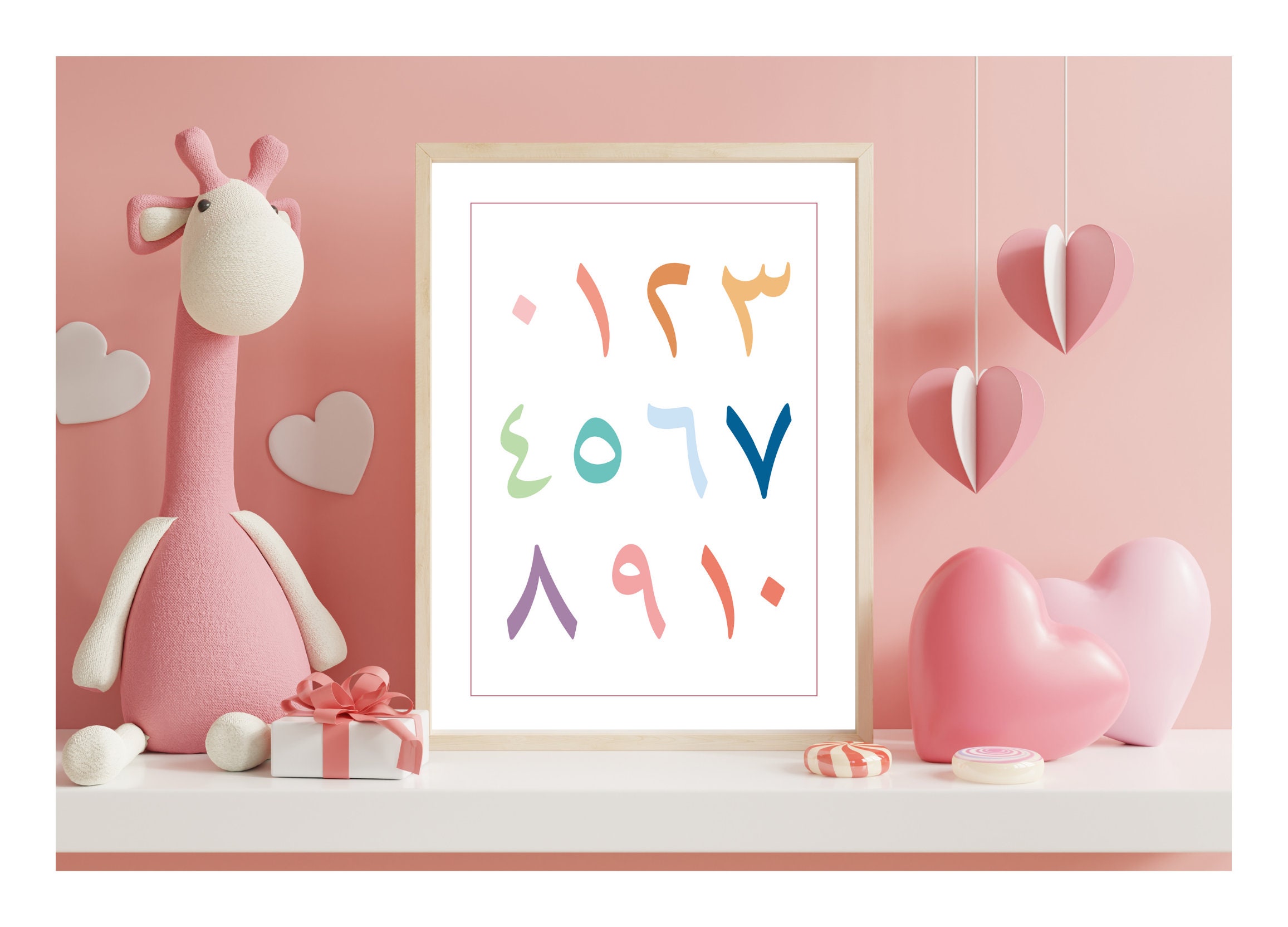 Arabic Numbers | Educational Poster | Digital Download | Printable ...