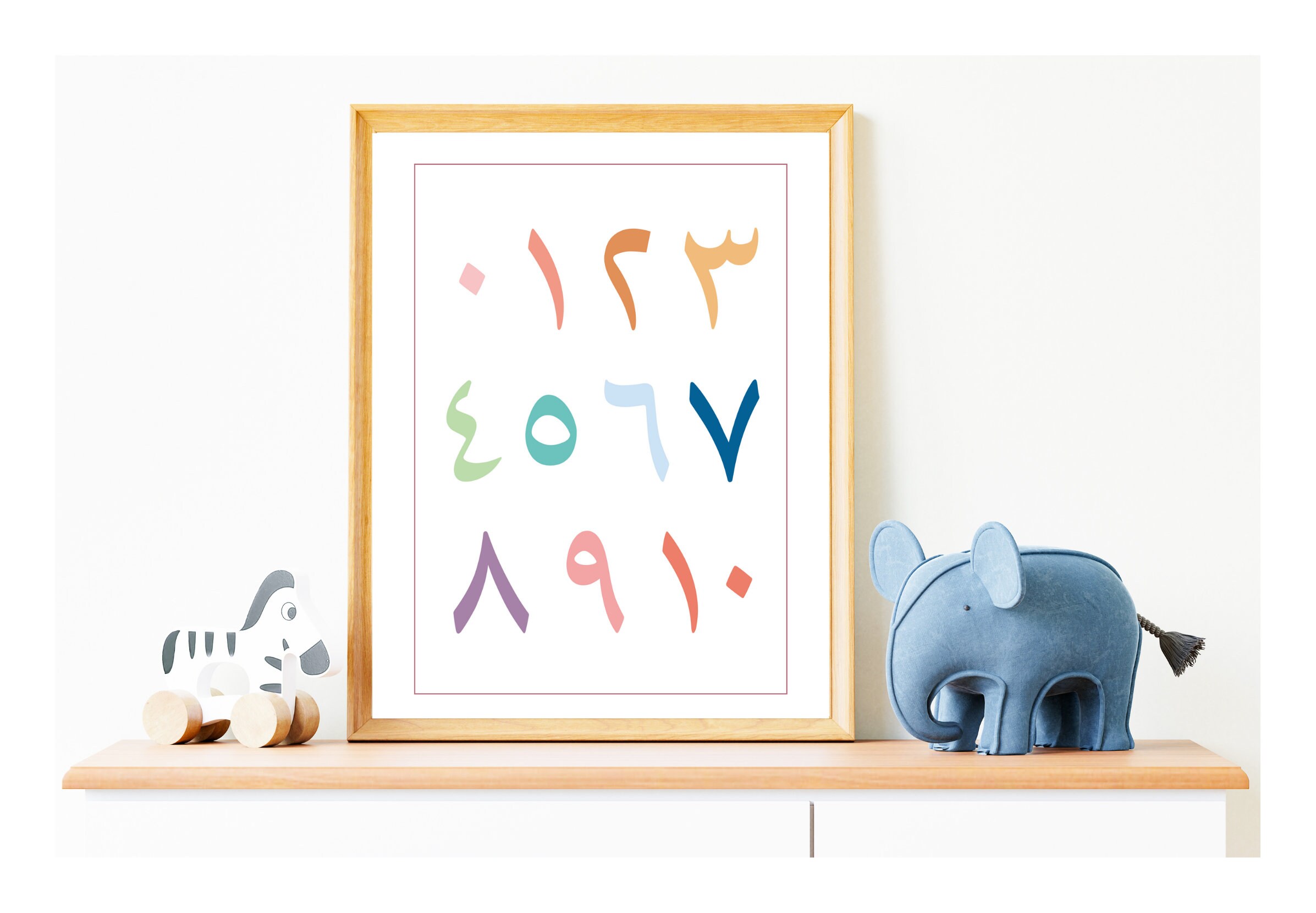 Arabic Numbers | Educational Poster | Digital Download | Printable ...