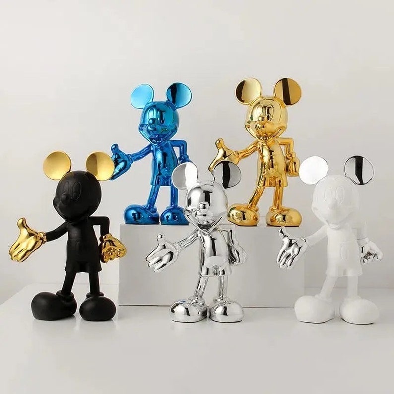 Mickey Mouse Decor Disney Inspired Sculpture Animal Ornament for Home ...