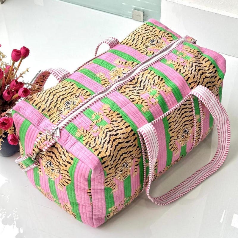 Tiger Duffel - Etsy