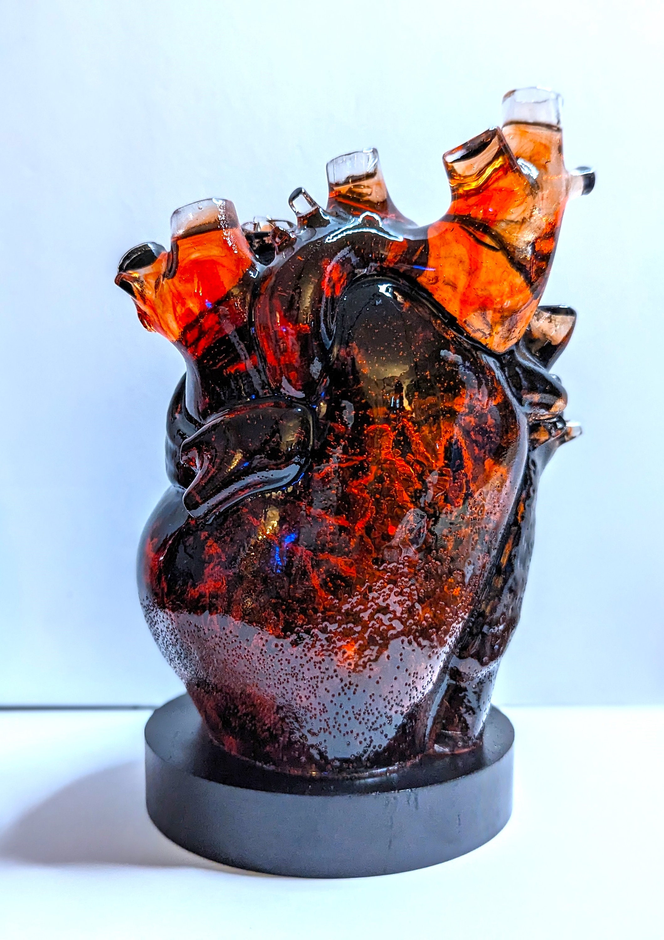 Anatomical Lighted Heart Sculpture the Aging Heart of - Etsy