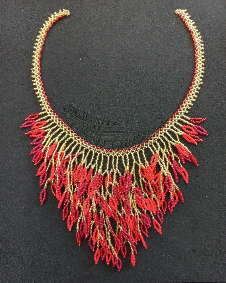 Mexican Necklace,collar Necklace,beaded Necklace,huichol Jewelry,women ...