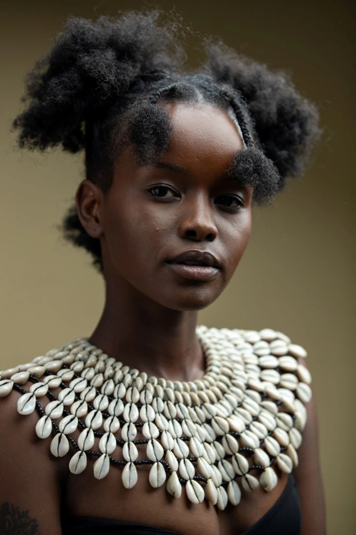 Cowrie Shell African Handmade Necklace |chunky |ethnic |tribal |unique ...