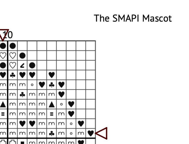 Mini Cross Stitch Pattern Stardew Valley "the SMAPI Mascot" a ...