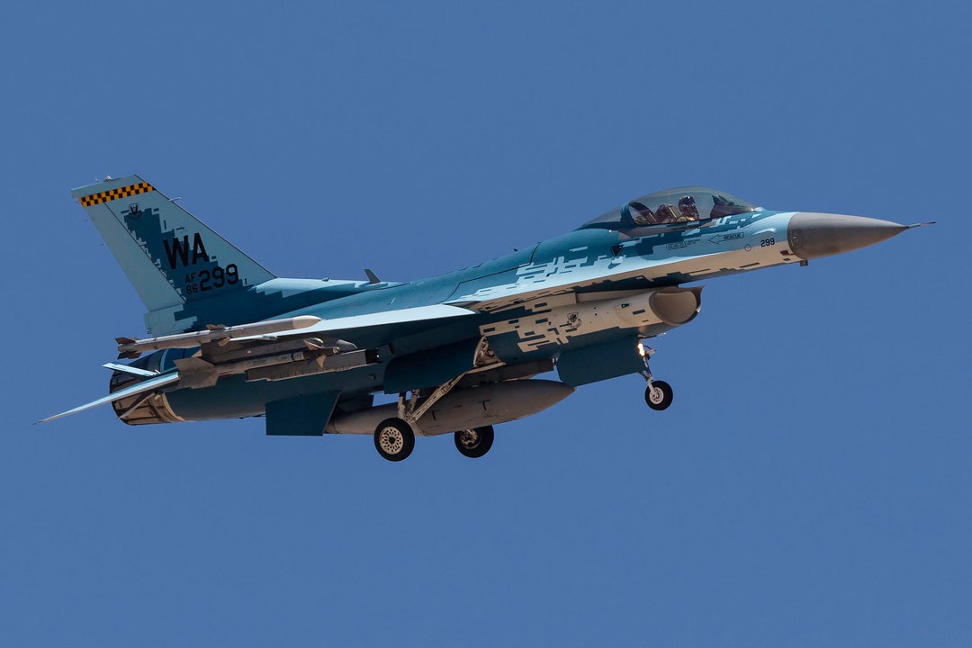 US Air Force F-16C "ghost" 86-0299 Photo - Etsy