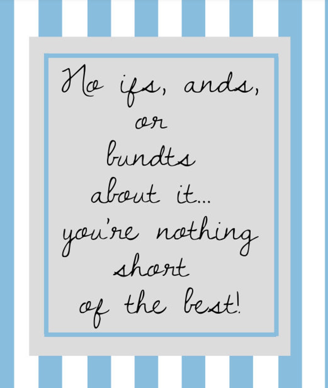 Nurse's Week Flyer - Nothing Bundt the Best - Etsy