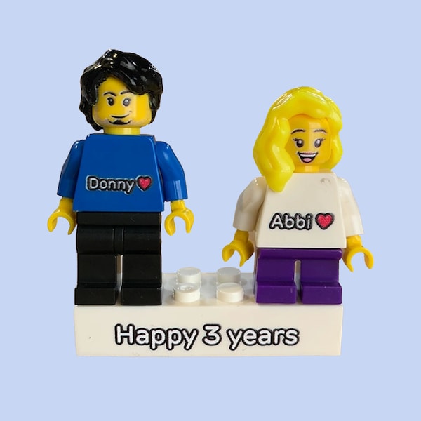 Custom Legos Couple - Etsy