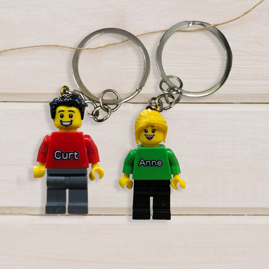 Personalized Happy Anniversary Keychain Minifig Gift for - Etsy