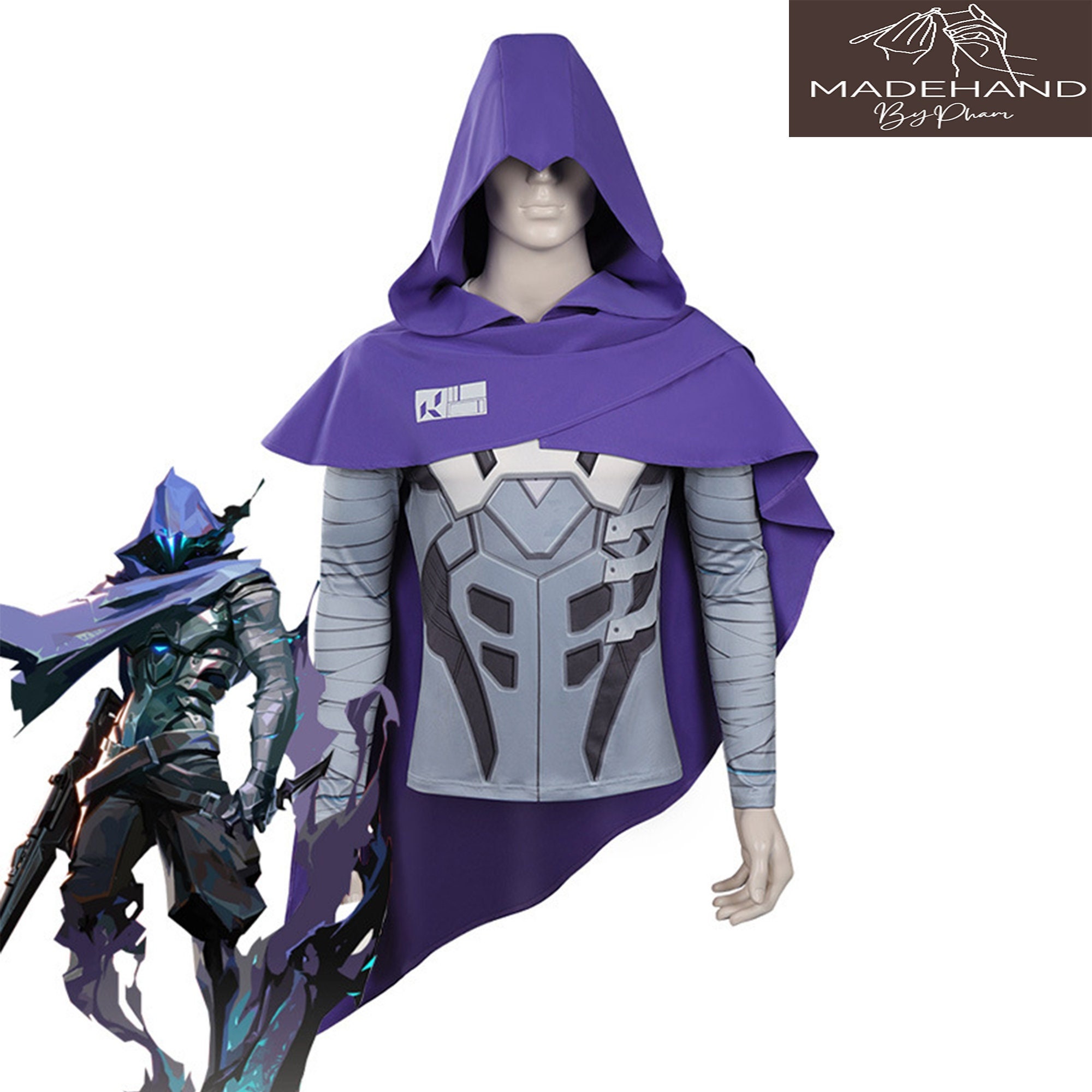 Omen Cosplay Suit Costume Suit Omen Game Valorant Clothing - Etsy UK