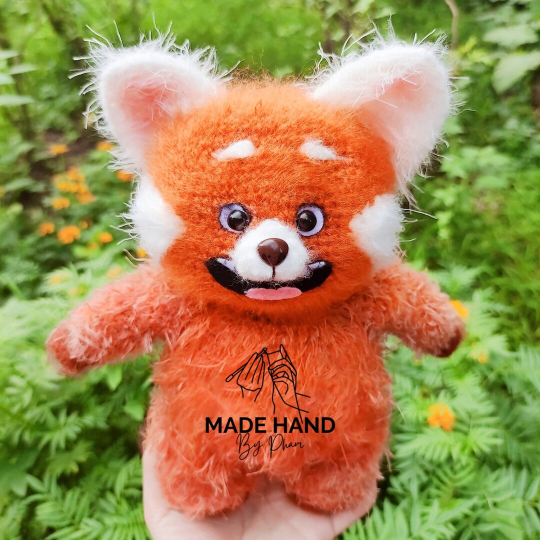 Turning Red Mei Crochet Doll Red Panda Amigurumi Plush - Etsy