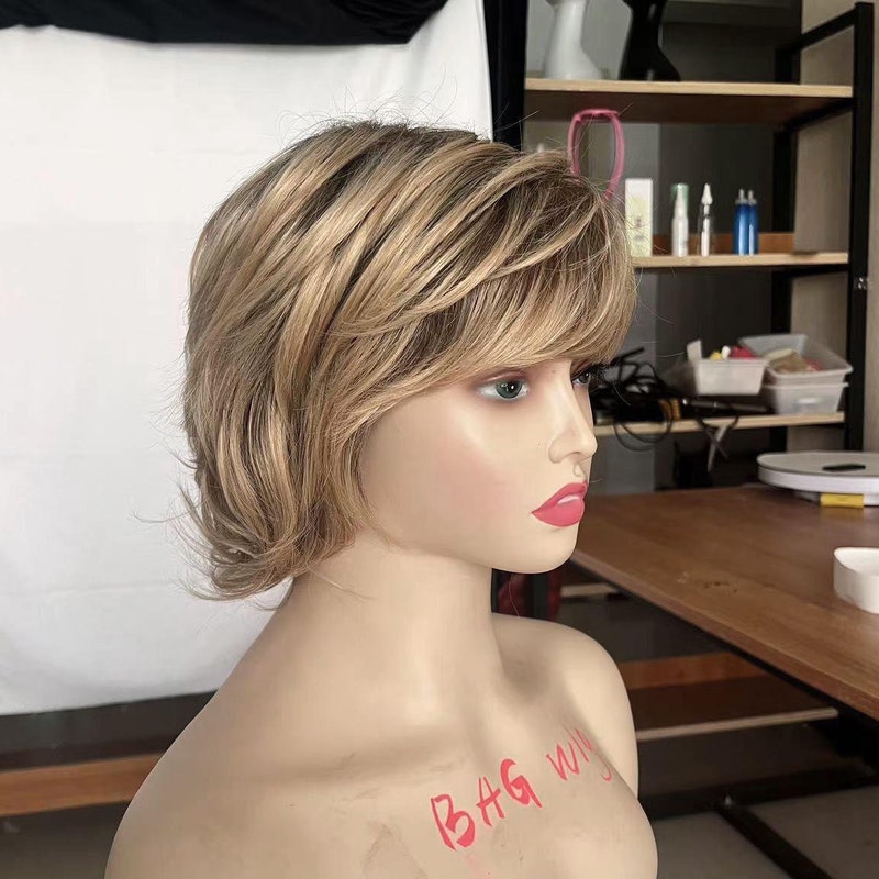 Pixie Cut Bang Wigs - Etsy