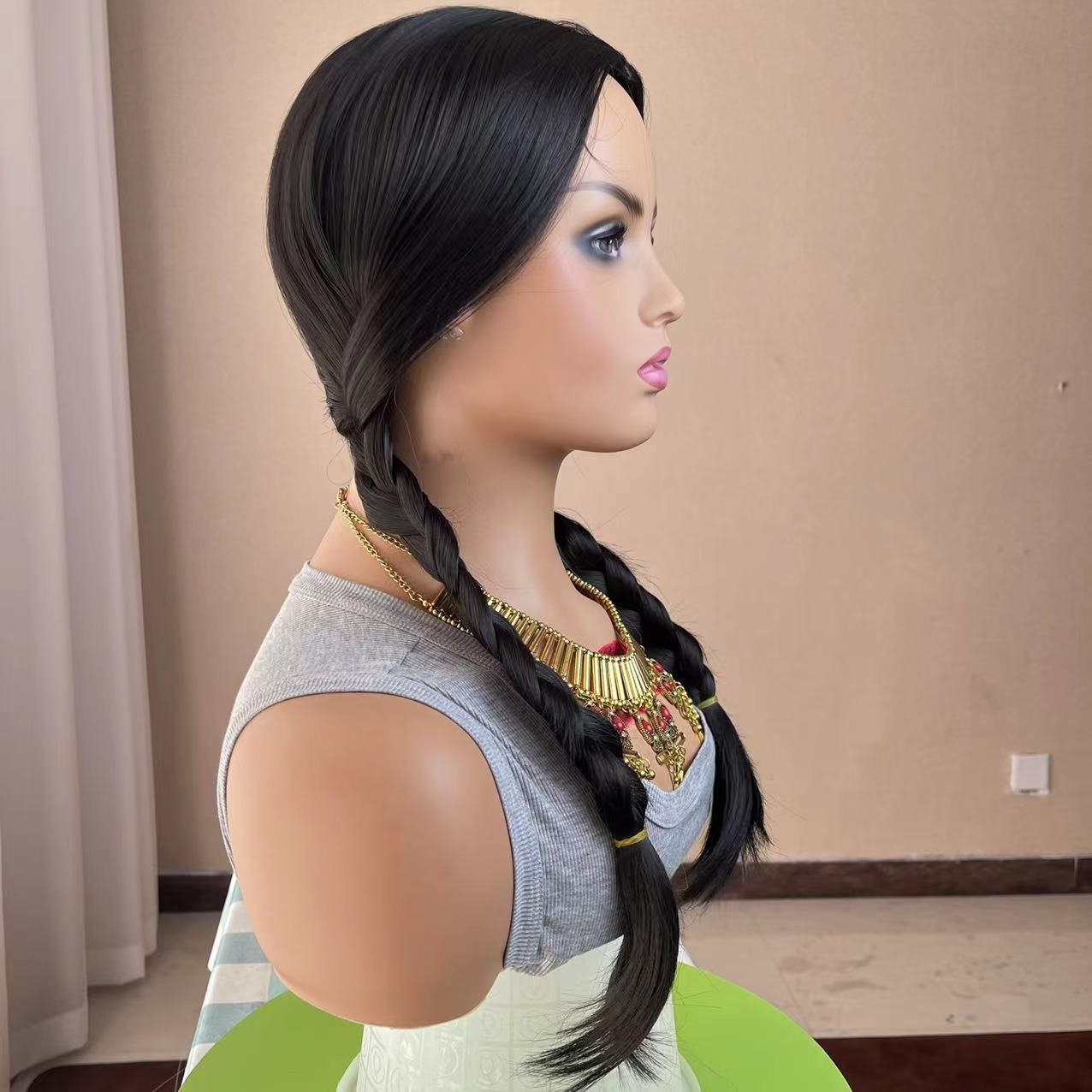 Wig Wednesday Wig Cosplay Wig Costume Wig Long Black Wig Braided Wig ...