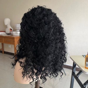 Mother Gothel Wig: Long Black Curly Synthetic Cosplay Wig - Etsy