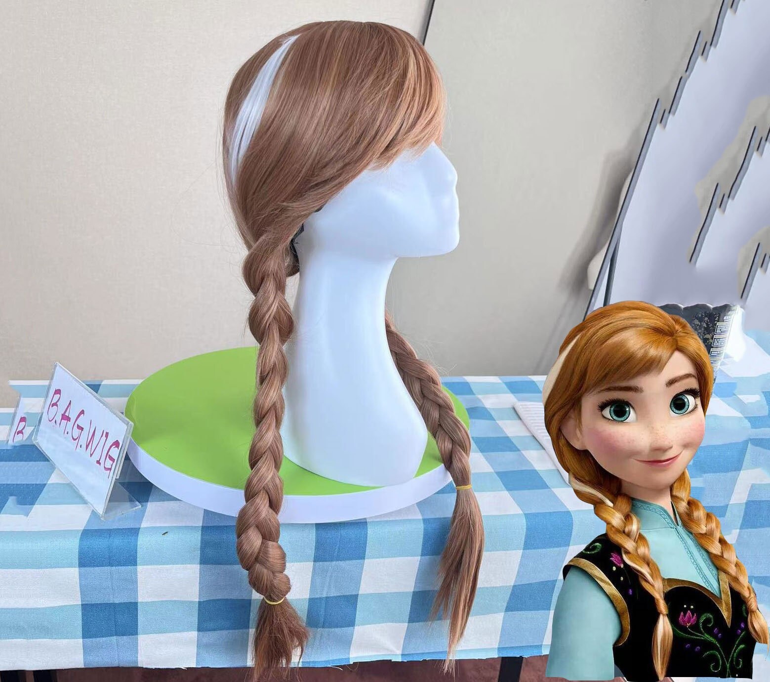 Wigs Princess Anna Wigs Cosplay Wigs Synthetic Costume Wigs - Etsy