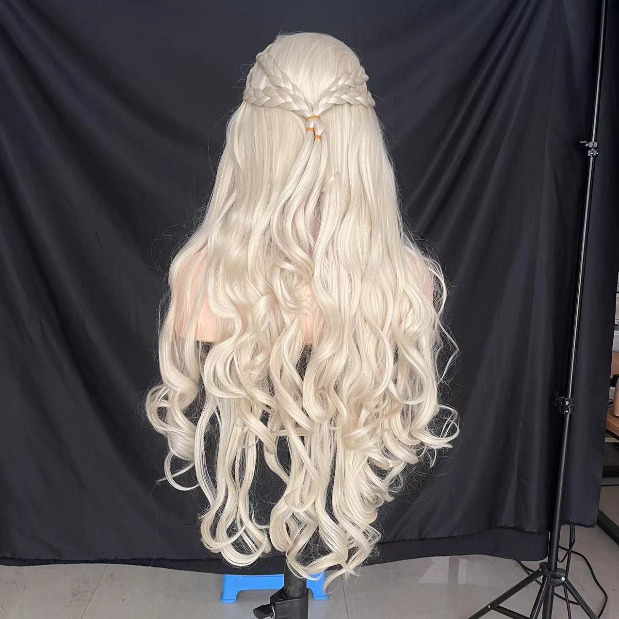 Daenerys Targaryen Cosplay Wig: Braided Blonde Synthetic Costume Wig - Etsy