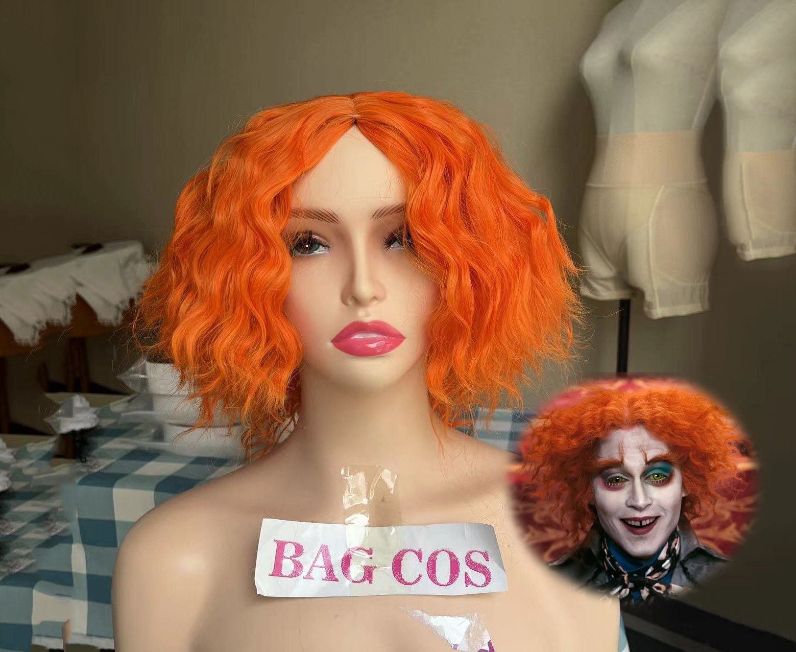 Wig Cosplay Wig Mad Hatter Wig Tarrant Hightopp Wig Costume Etsy
