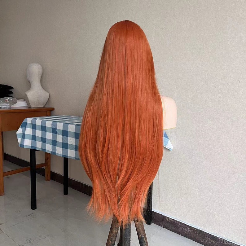 Wig Cosplay Wig Kim Possible Wig Costume Wig Long Orange - Etsy
