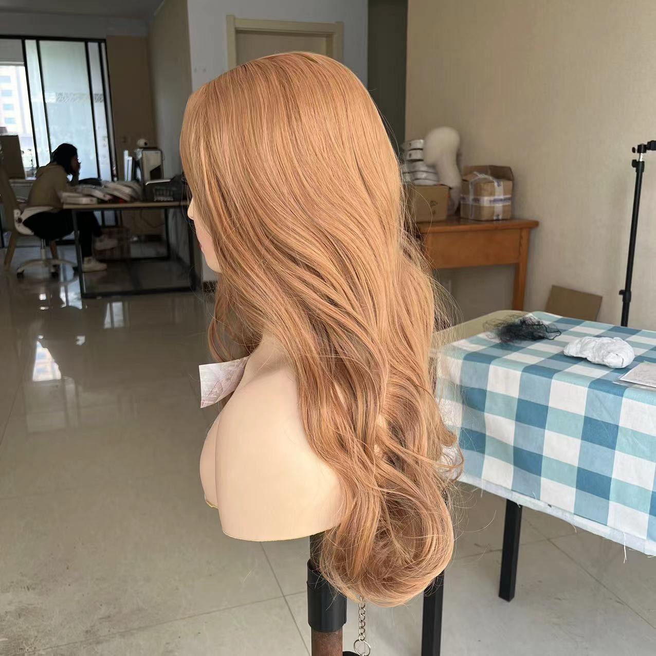 Wig Captain M3GAN Cosplay Wig Blonde Wigs Cosplay Wig Long Wavy Wig ...