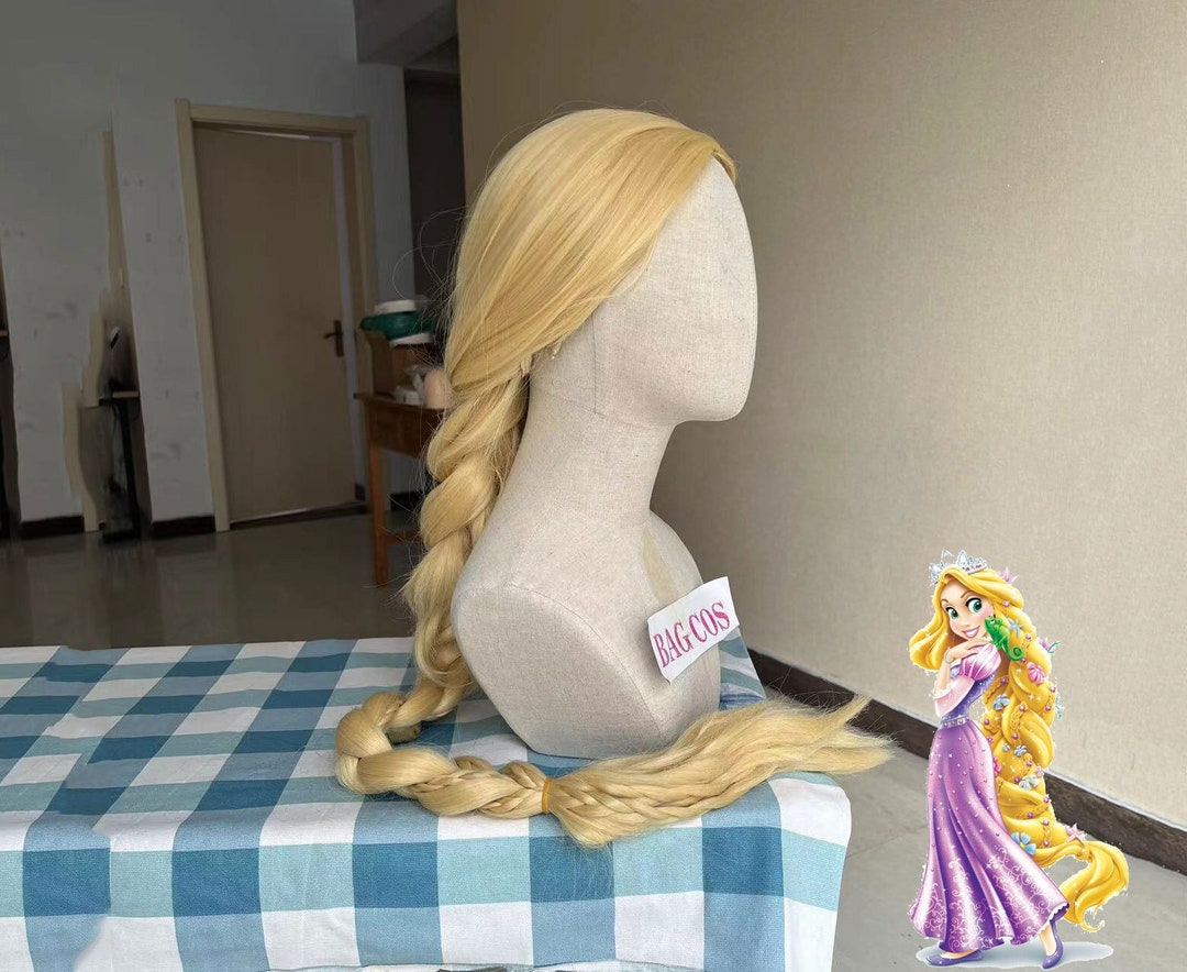 Wigs Princess Rapunzel Wigs Cosplay Wigs Synthetic Costume Wigs Halloween Wigs Braided Blonde ...