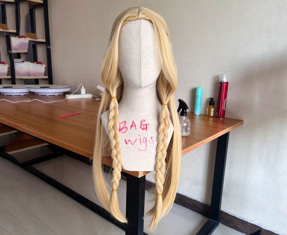 Wigs Marcille Cosplay Wigs Cosplay Wigs Synthetic Costume Wigs Halloween Wigs Braided Blonde Long Wigs Etsy Ireland