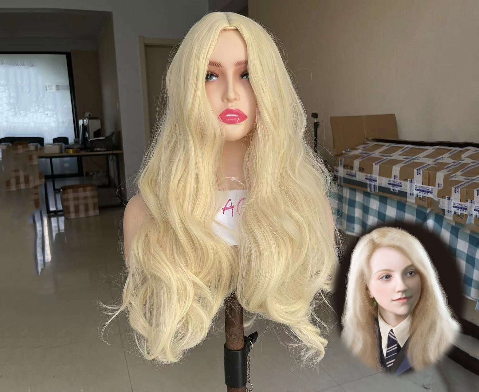Wig Luna Lovegood Wig Synthetic Wig Cosplay Wig Costume Wig - Etsy